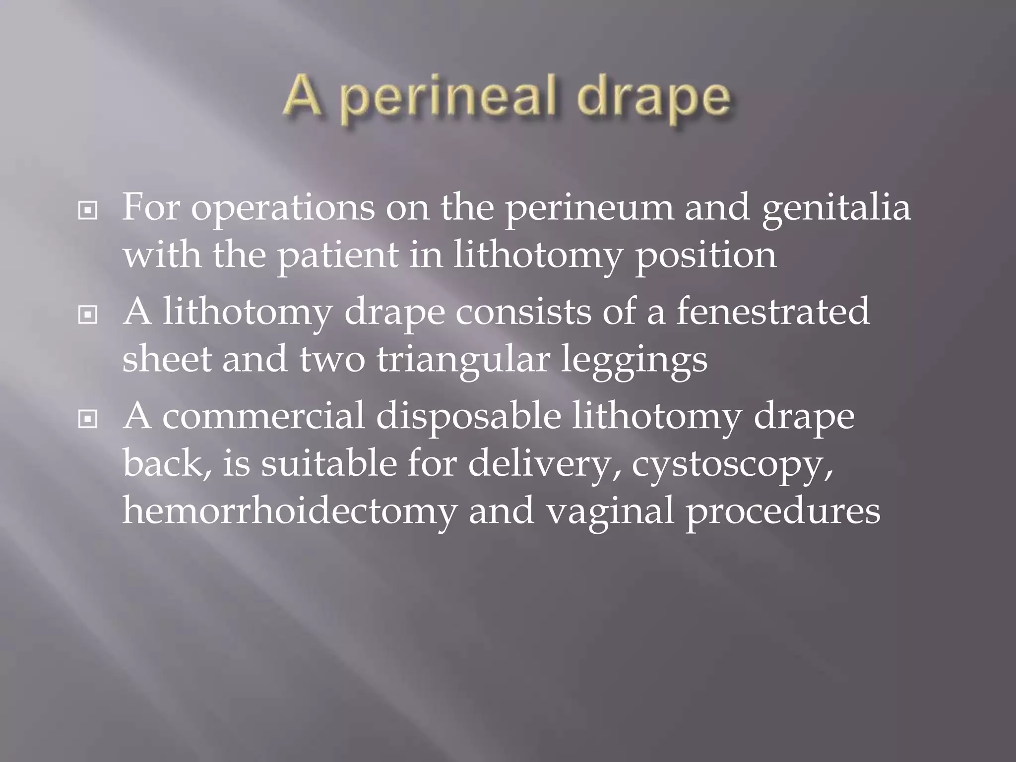 Surgical draping | PPTX