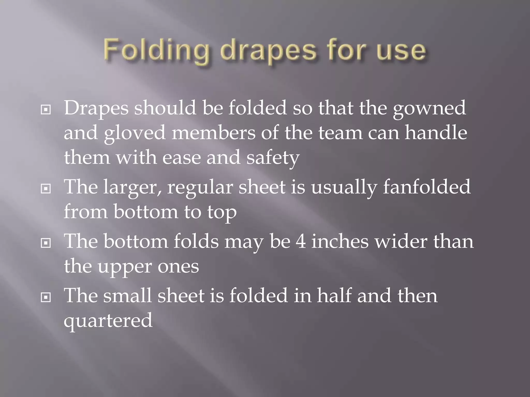 Surgical draping | PPTX