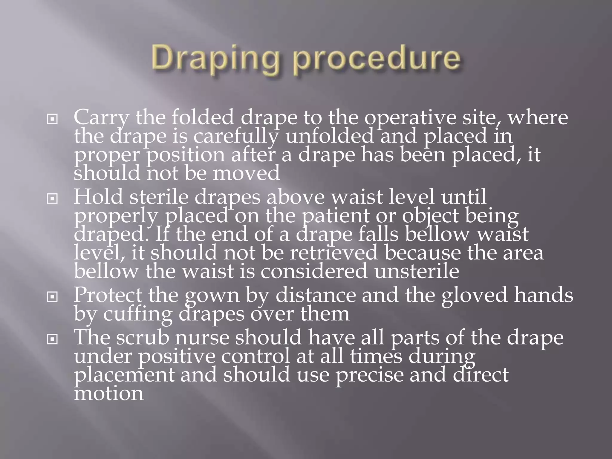 Surgical draping | PPTX