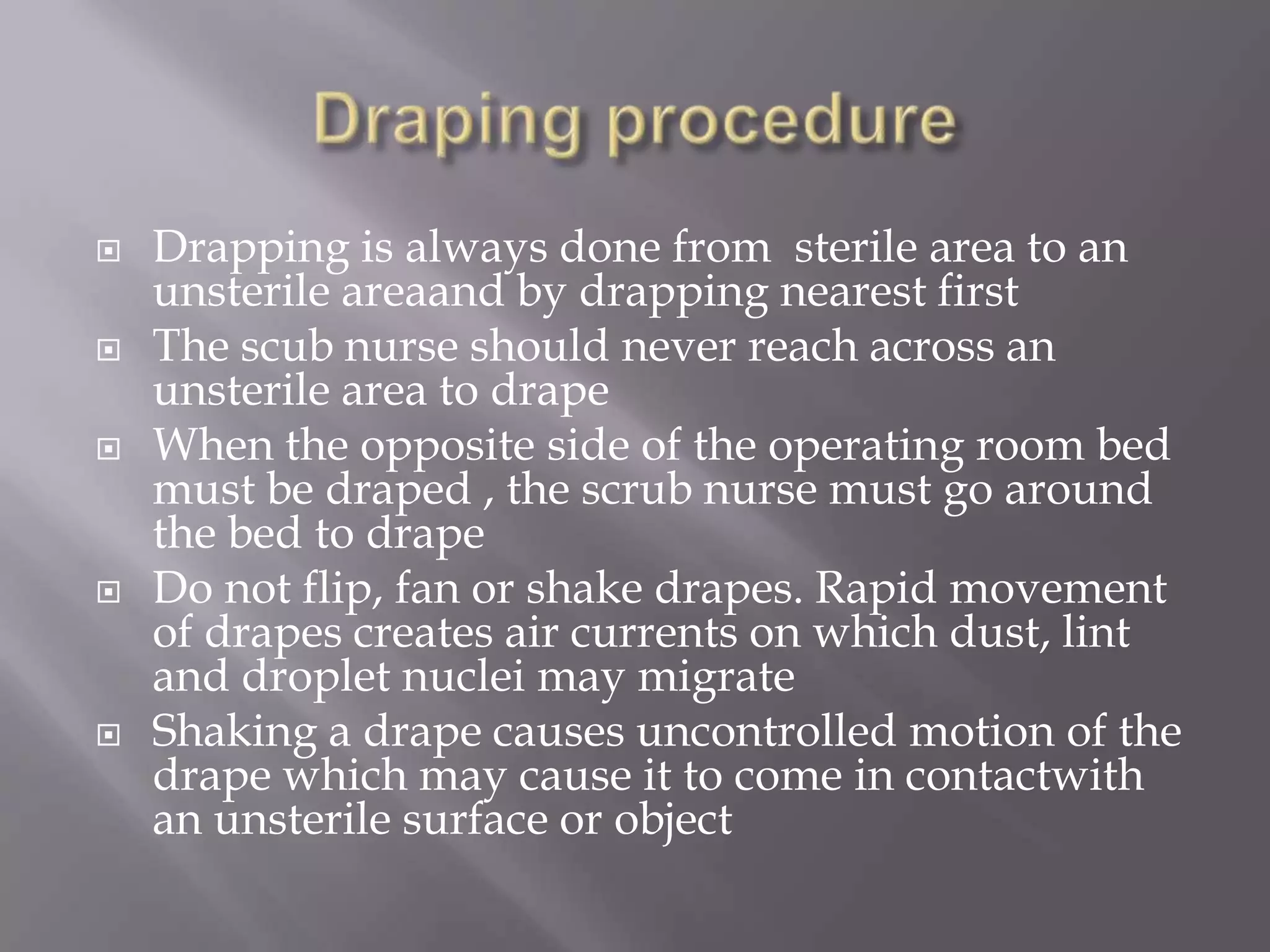 Surgical draping | PPTX