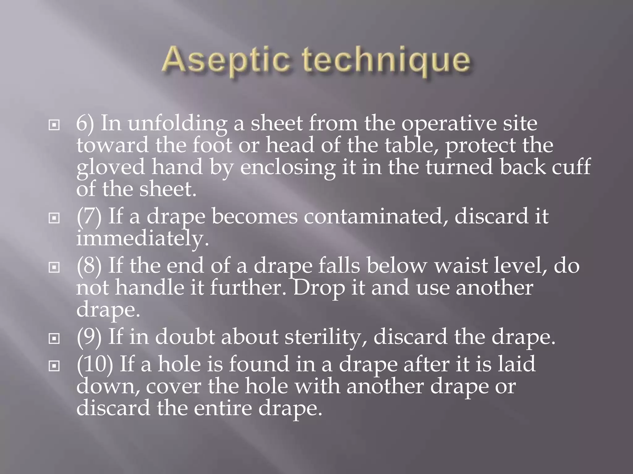 Surgical draping | PPTX