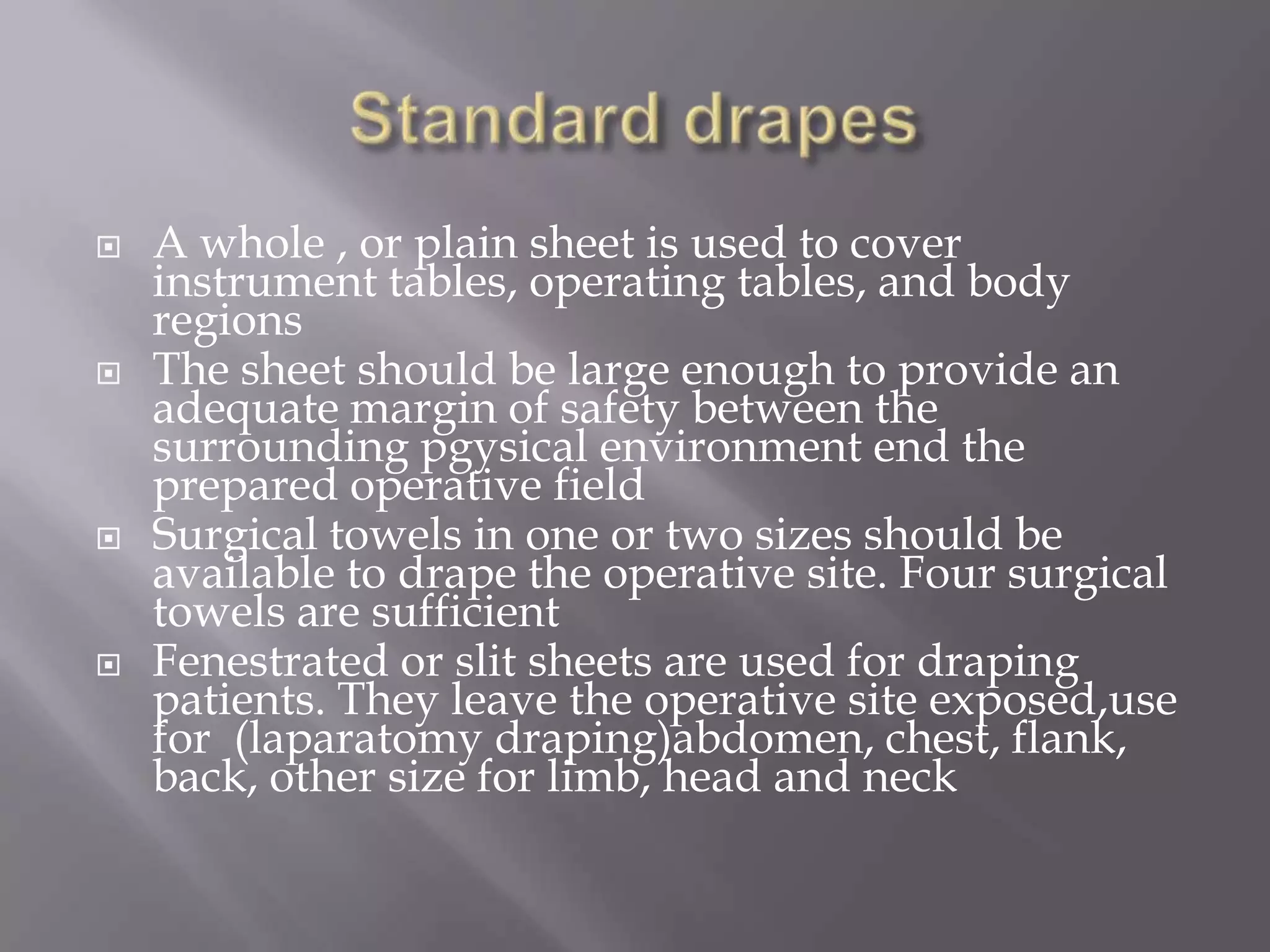 Surgical draping | PPTX