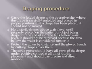 Surgical draping | PPTX