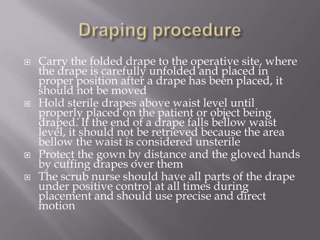 Surgical draping | PPTX | First Aid | Injuries