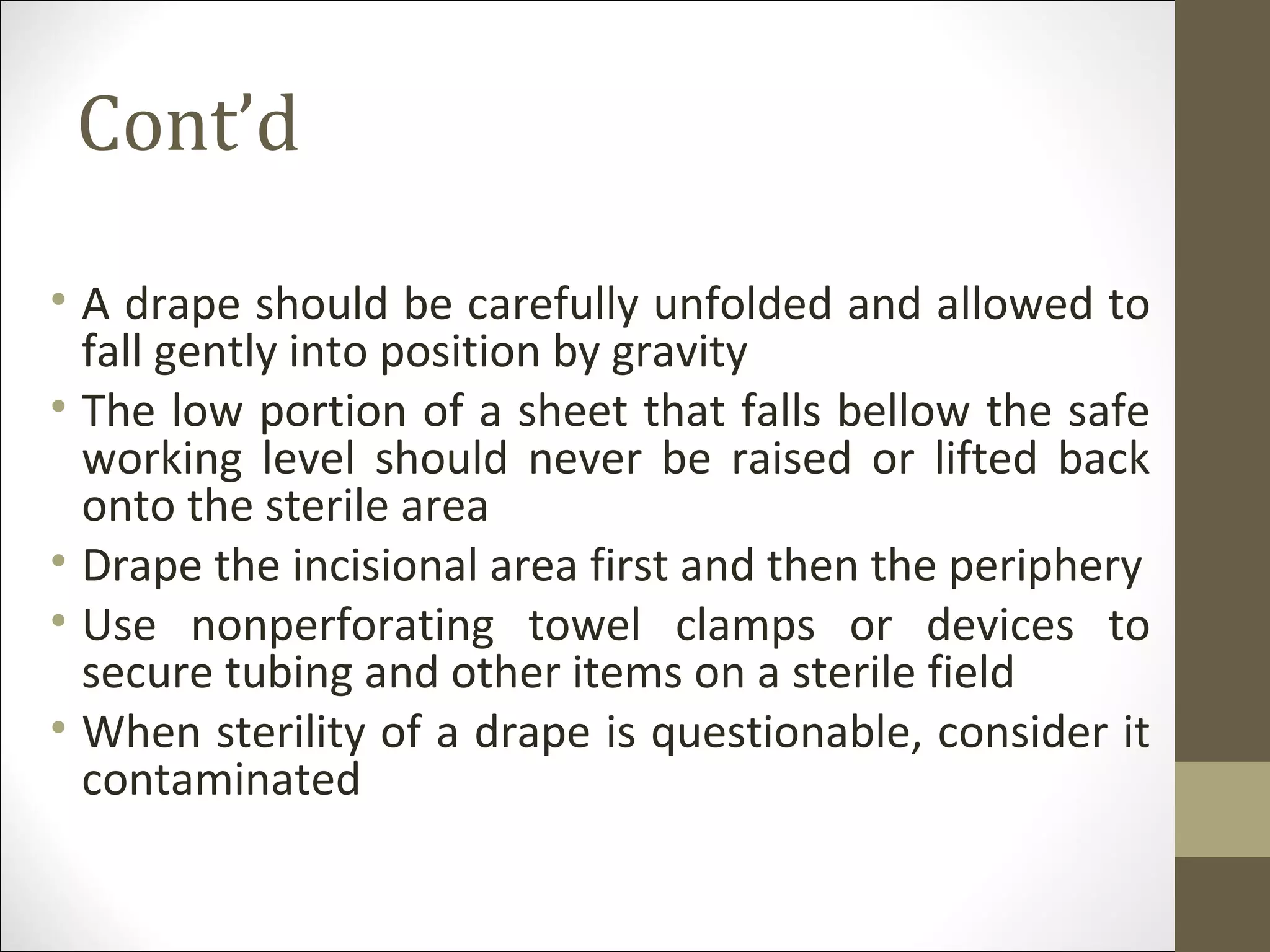 Surgical draping | PPT