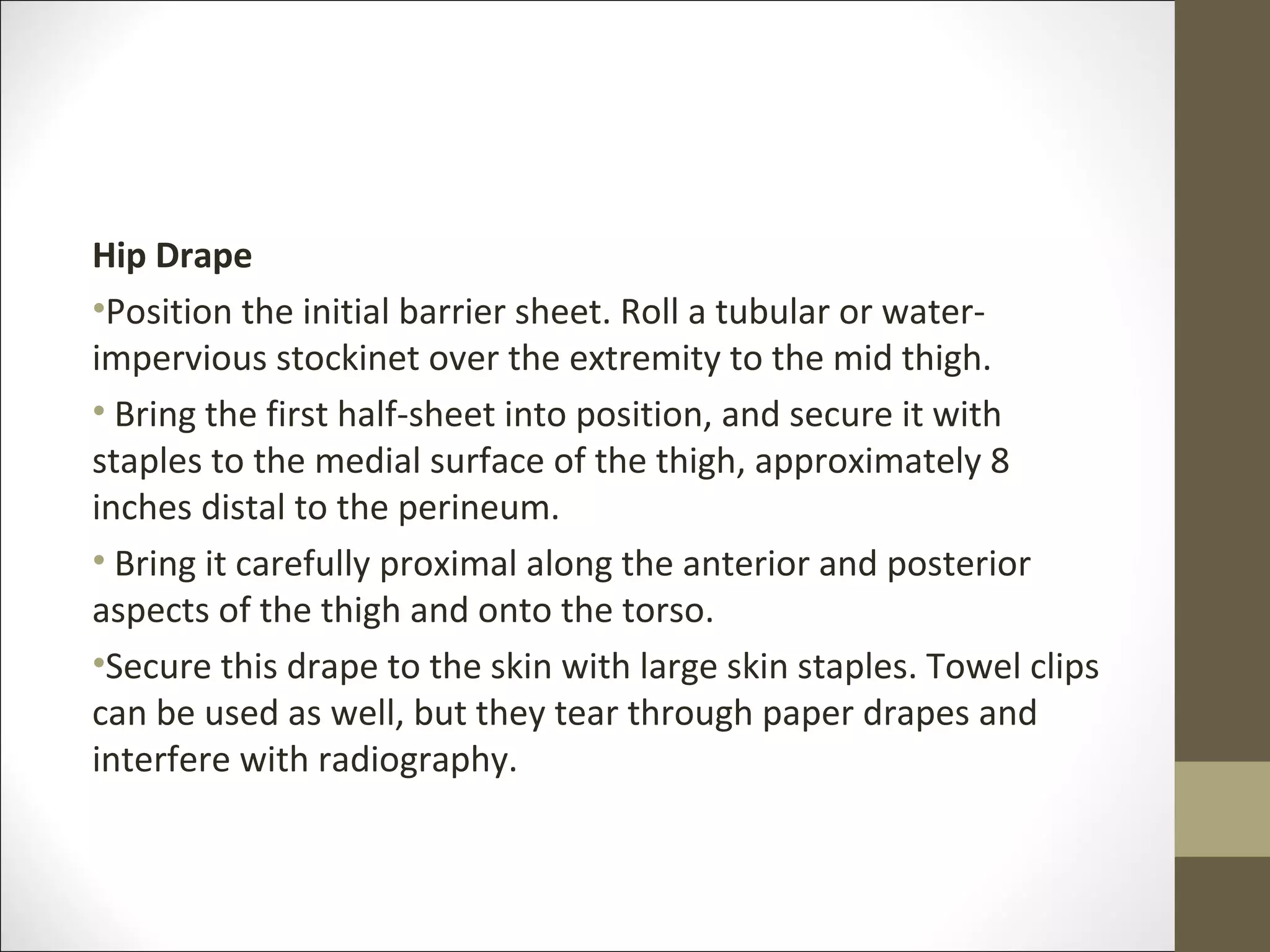 Surgical draping | PPT