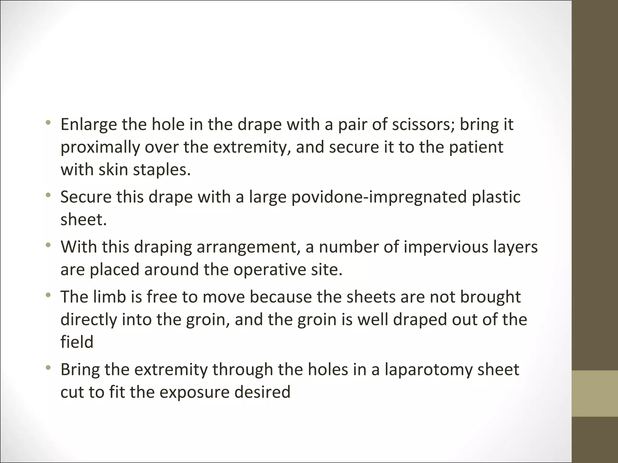 Surgical draping | PPT