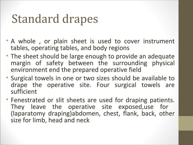Surgical draping | PPT