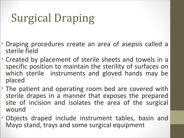 Surgical draping | PPT