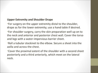 Surgical draping | PPT
