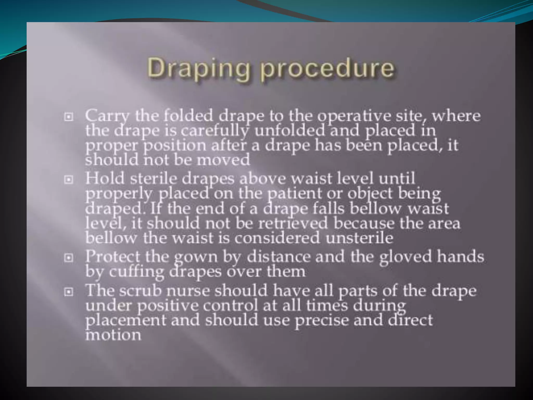 Surgical draping | PPTX