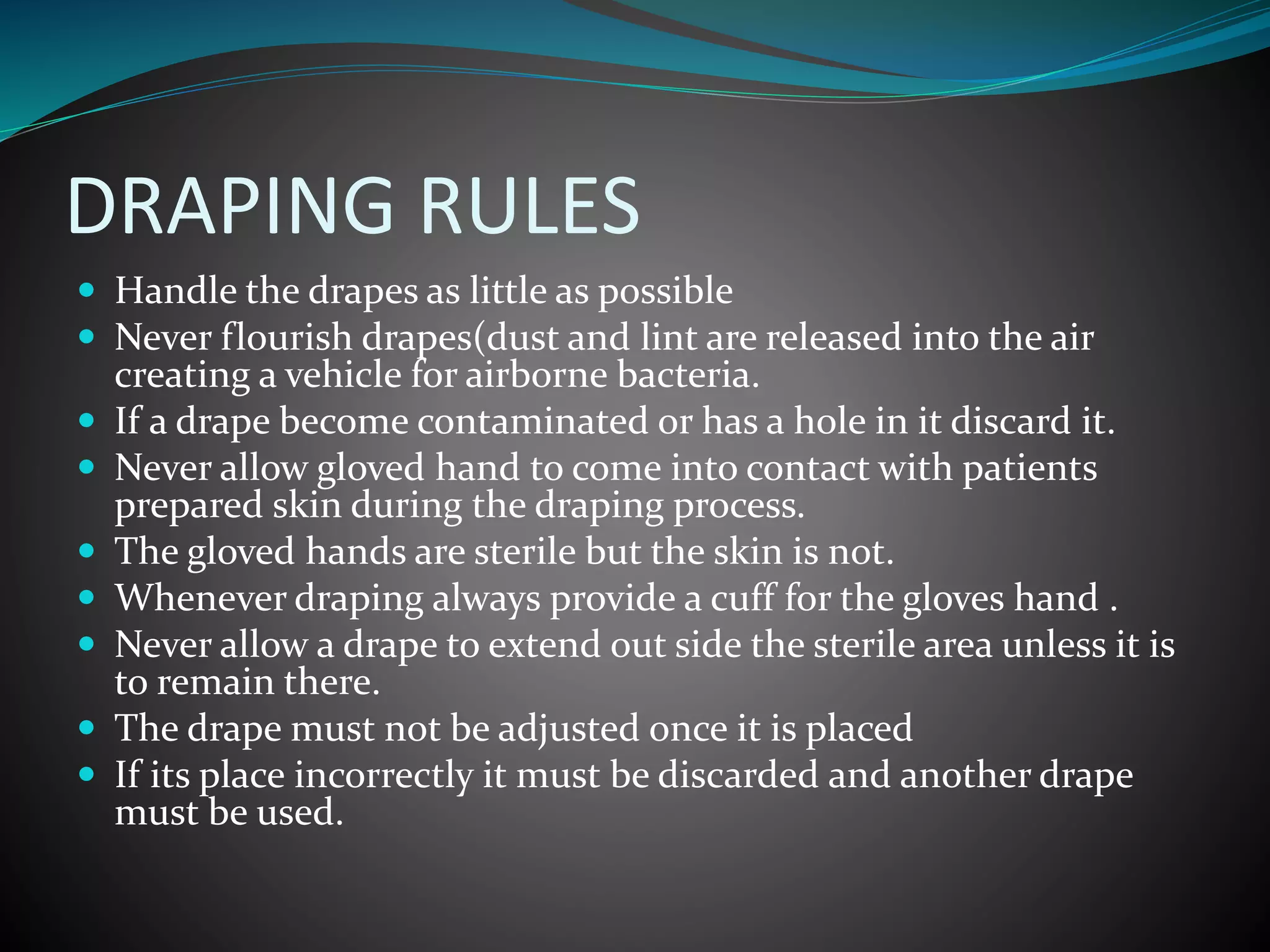 Surgical draping | PPTX