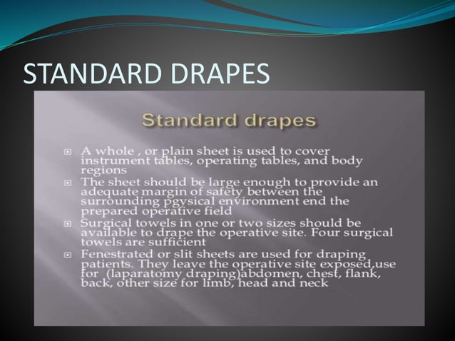 Surgical draping | PPTX | Surgery | Medical Health