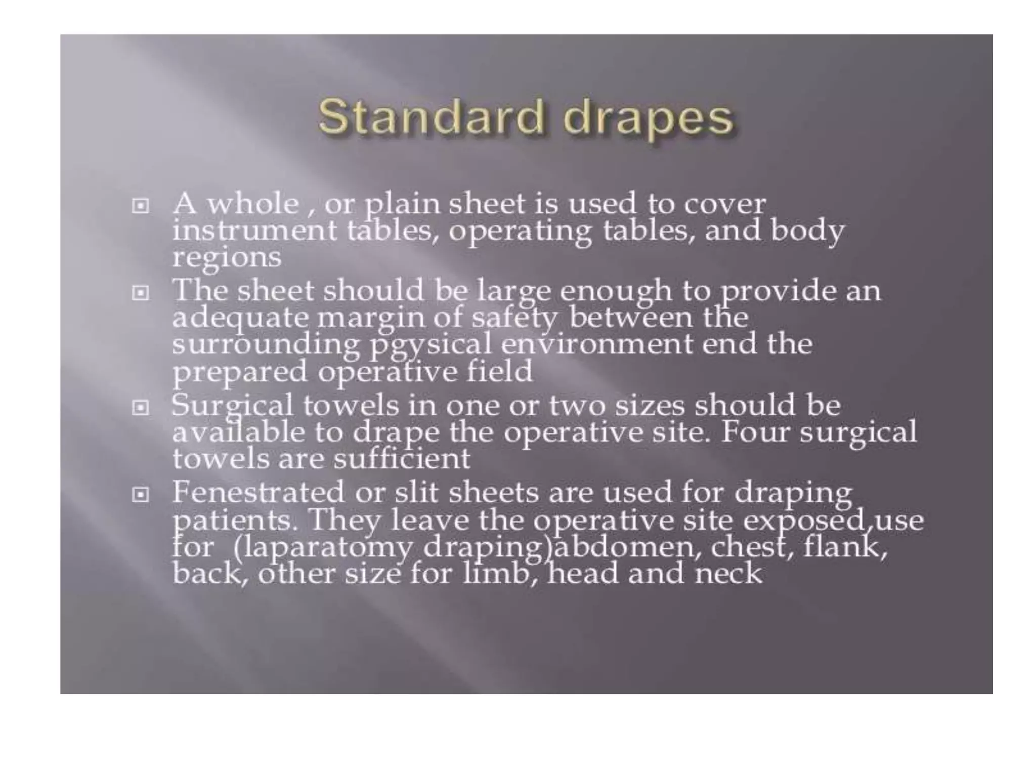 Surgical draping for technician | PPTX