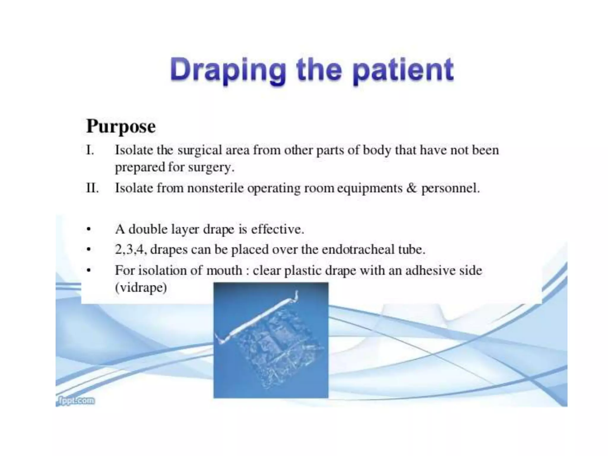 Surgical draping for technician | PPTX