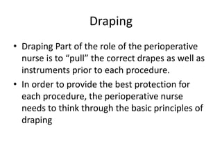 Surgical draping for technician | PPTX