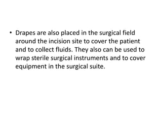 Surgical draping for technician | PPTX