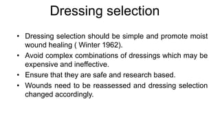 Surgical dressing | PPTX