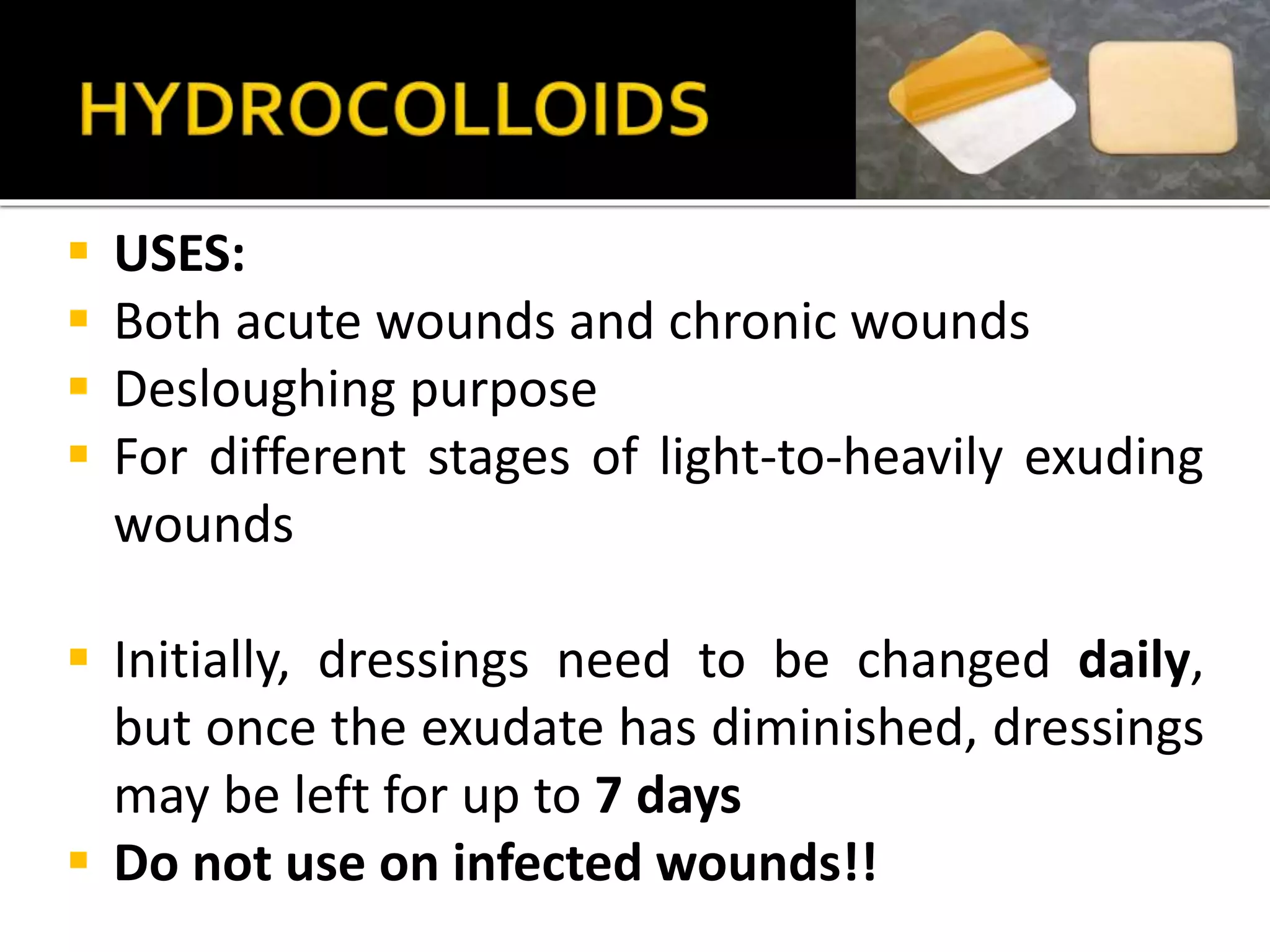 Surgical dressings | PPTX