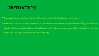 Surgical emergencies in oncology | PPTX