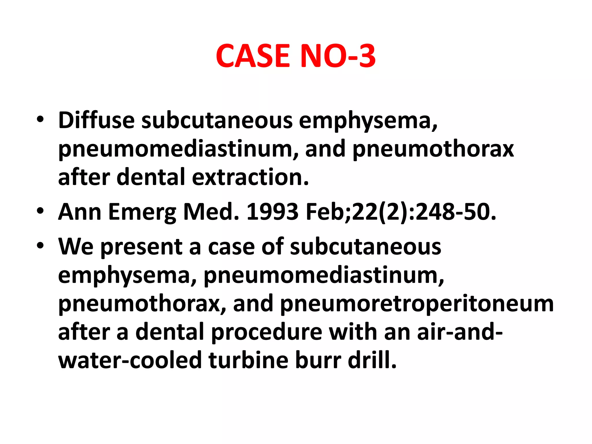 Surgical emphysema | PPTX