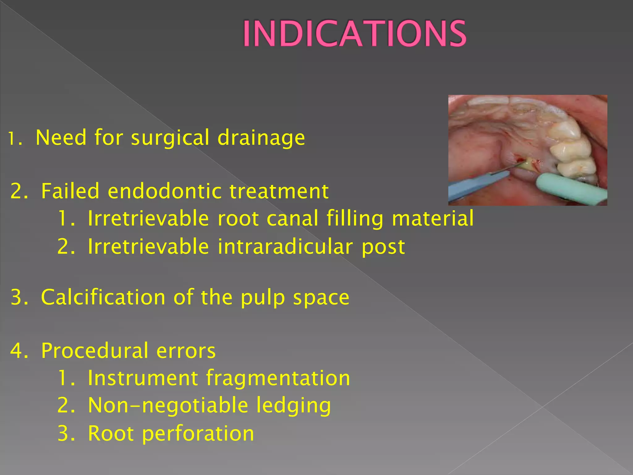 endodontic surgery and its current concepts | PPTX