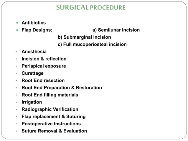Surgical Endodontics | PPTX