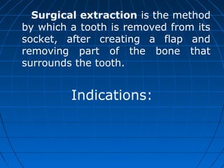 Surgical exodontia | PPT