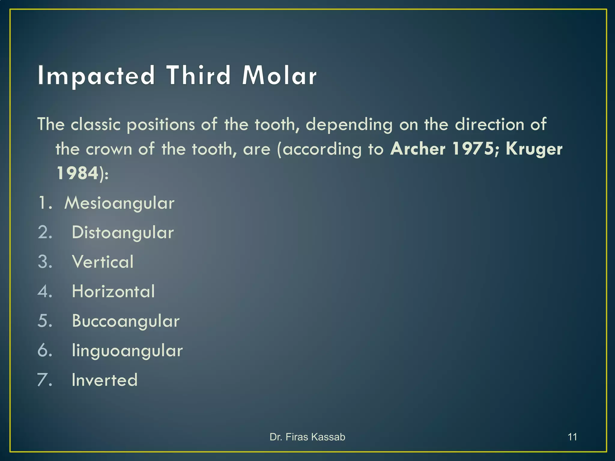 Surgical extraction of impacted teeth i | PDF