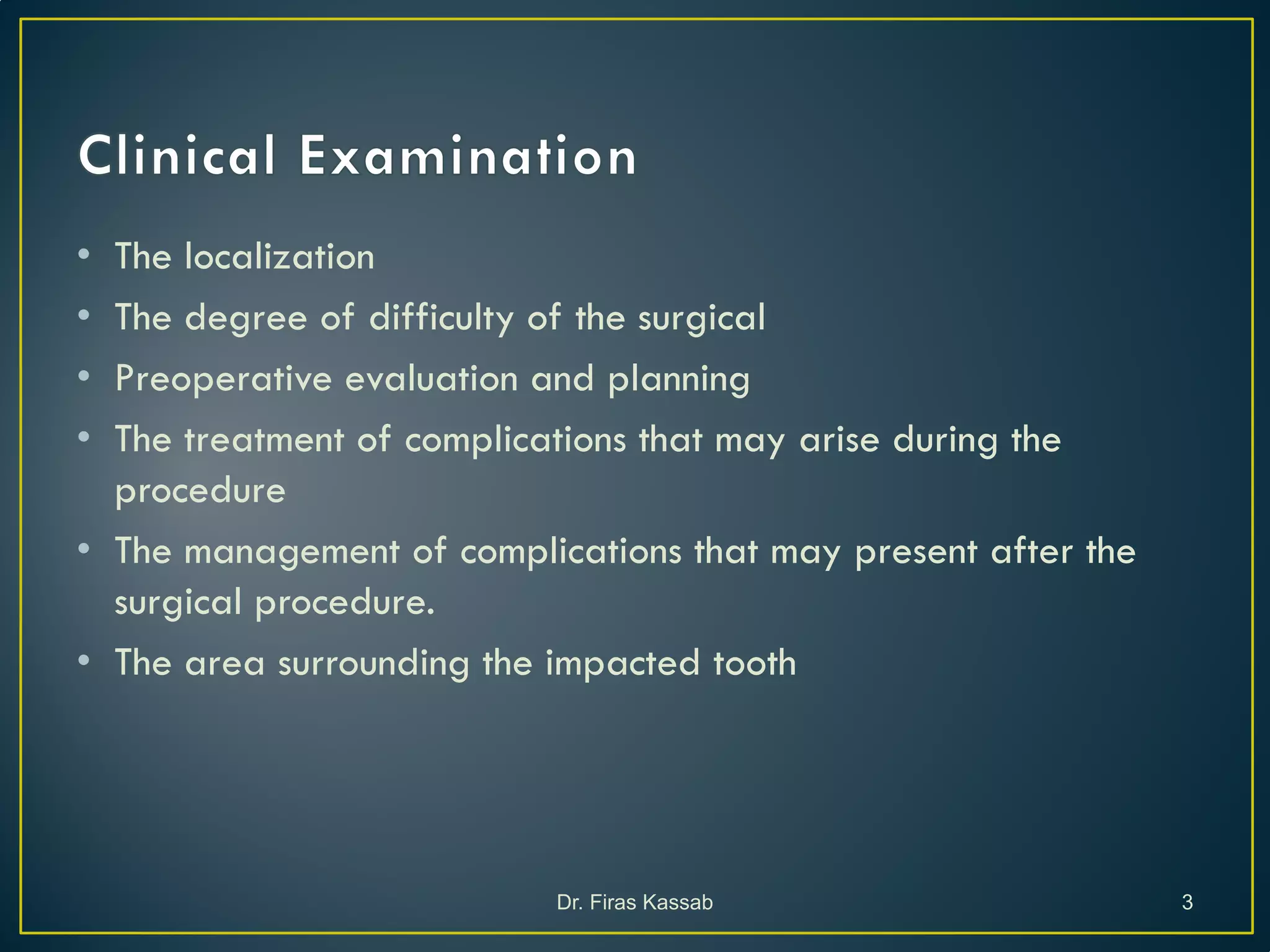 Surgical extraction of impacted teeth i | PDF