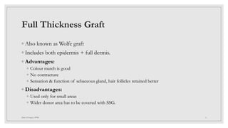 Surgical flaps in plastic surgery | PPTX