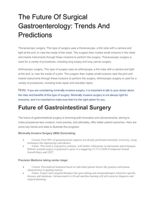 Surgical Gastroenterology 2.0_ A Specialist's Guide to Tomorrow's ...