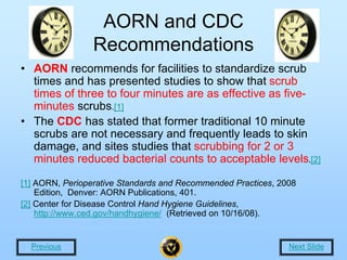 Surgical hand scrub_protocol_updates | PPT