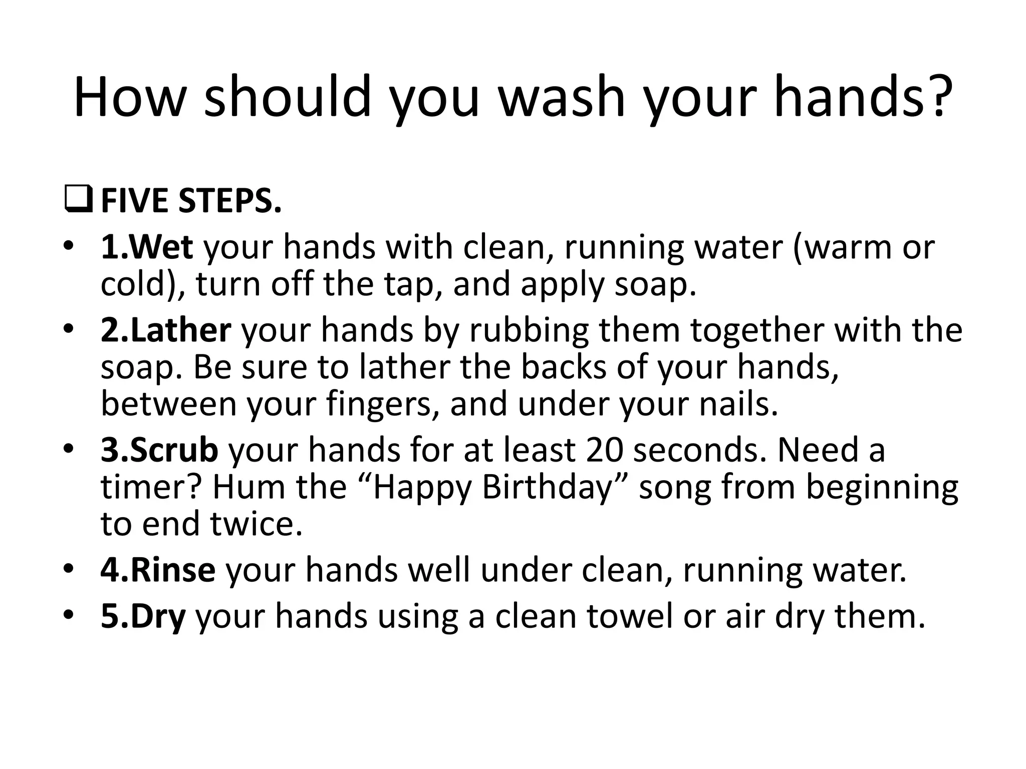 Surgical hand wash | PPTX