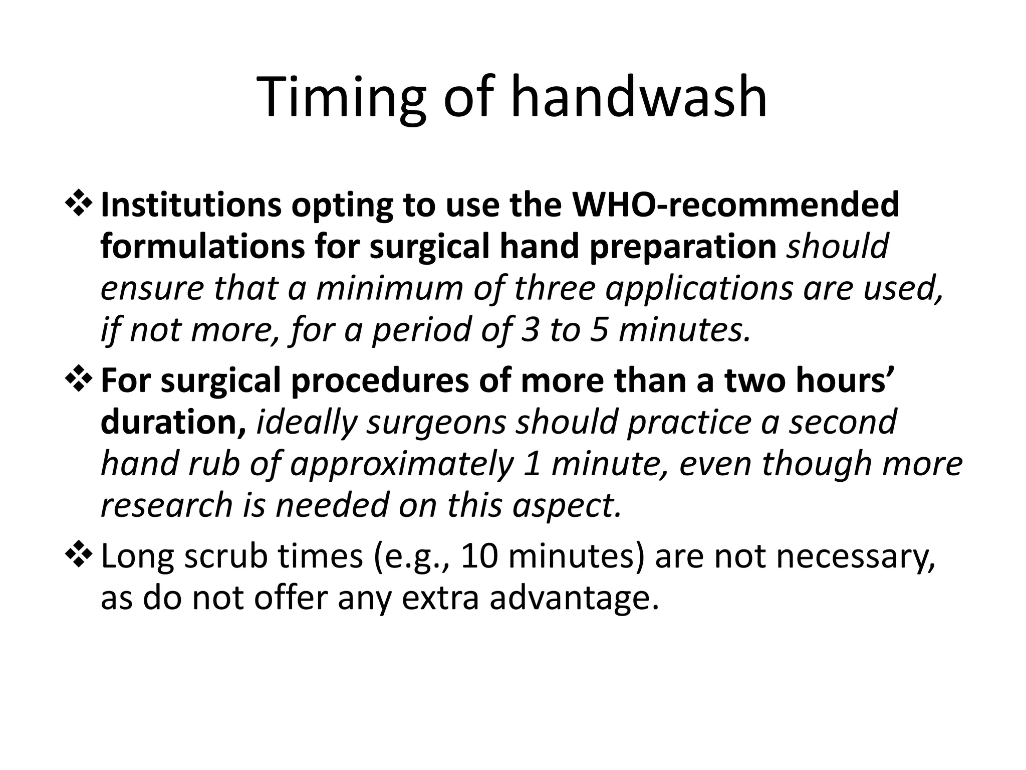 Surgical hand wash | PPTX