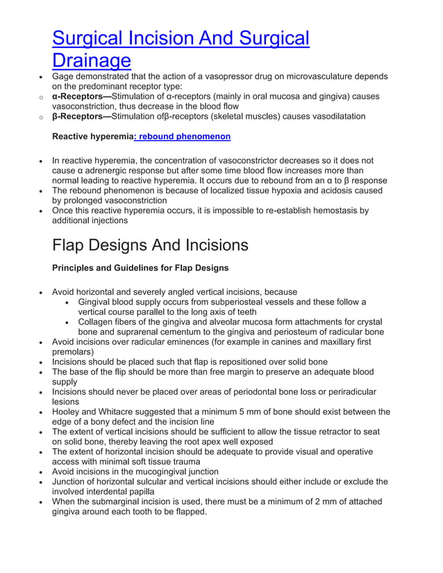 Surgical Incision And Drainage | PDF | Dental Health | Diseases and ...