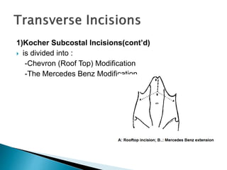 Surgical incisions | PPTX