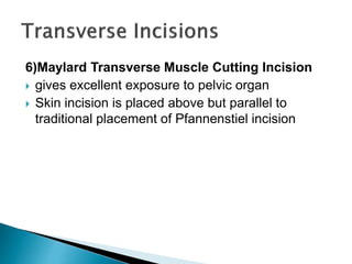 Surgical incisions | PPTX