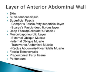 Surgical incisions | PPTX