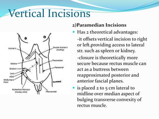skin incisions | PPTX