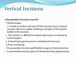 skin incisions | PPTX