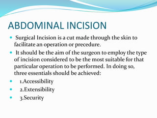 Skin Incision