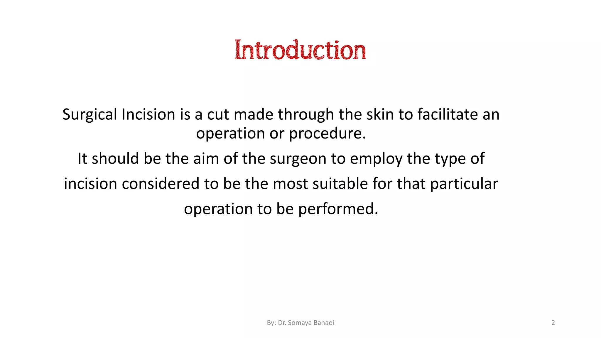 Surgical incisions | PDF
