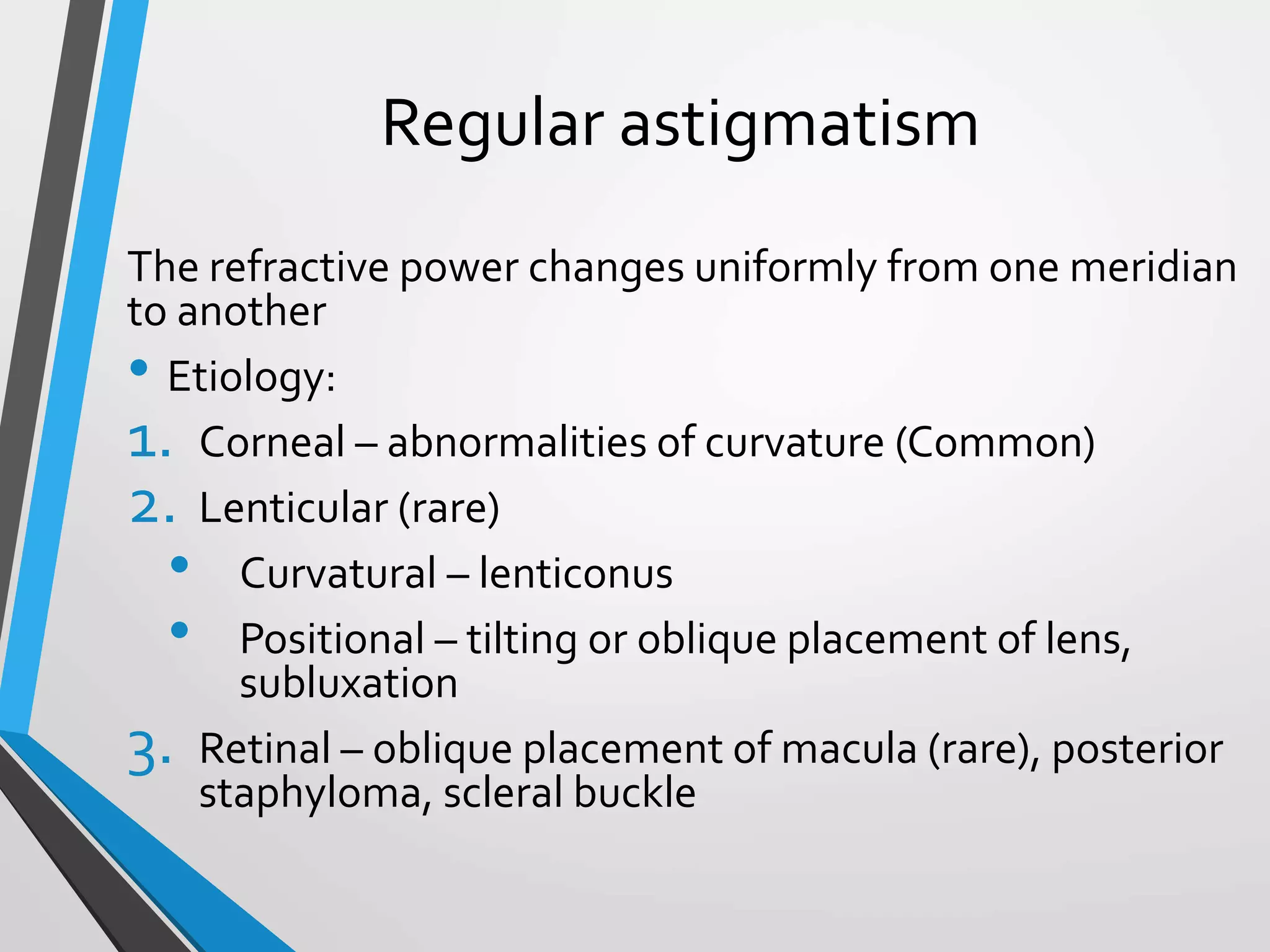 Surgical induced astigmatism | PPTX