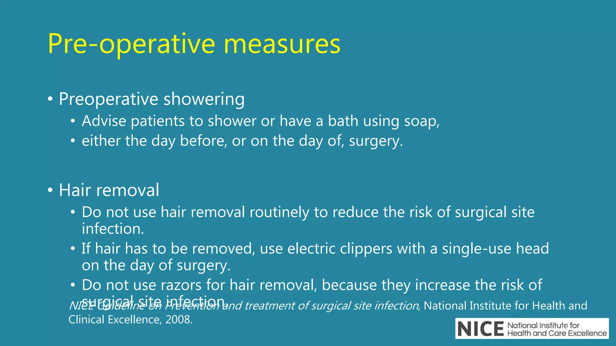 Prevention of Surgical infection | PPTX