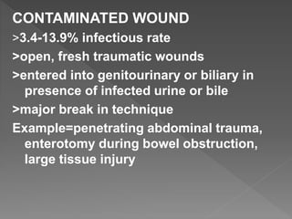 Surgical infection | PPTX