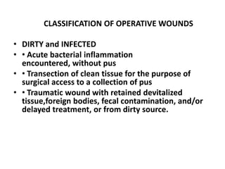 Surgical infections | PPTX