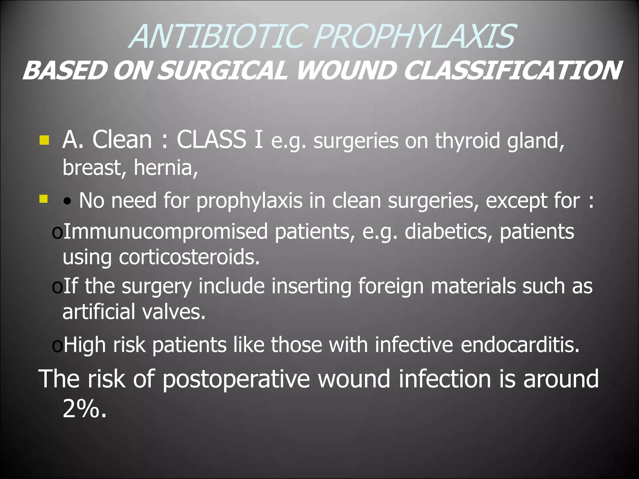 Surgical infections | PPTX