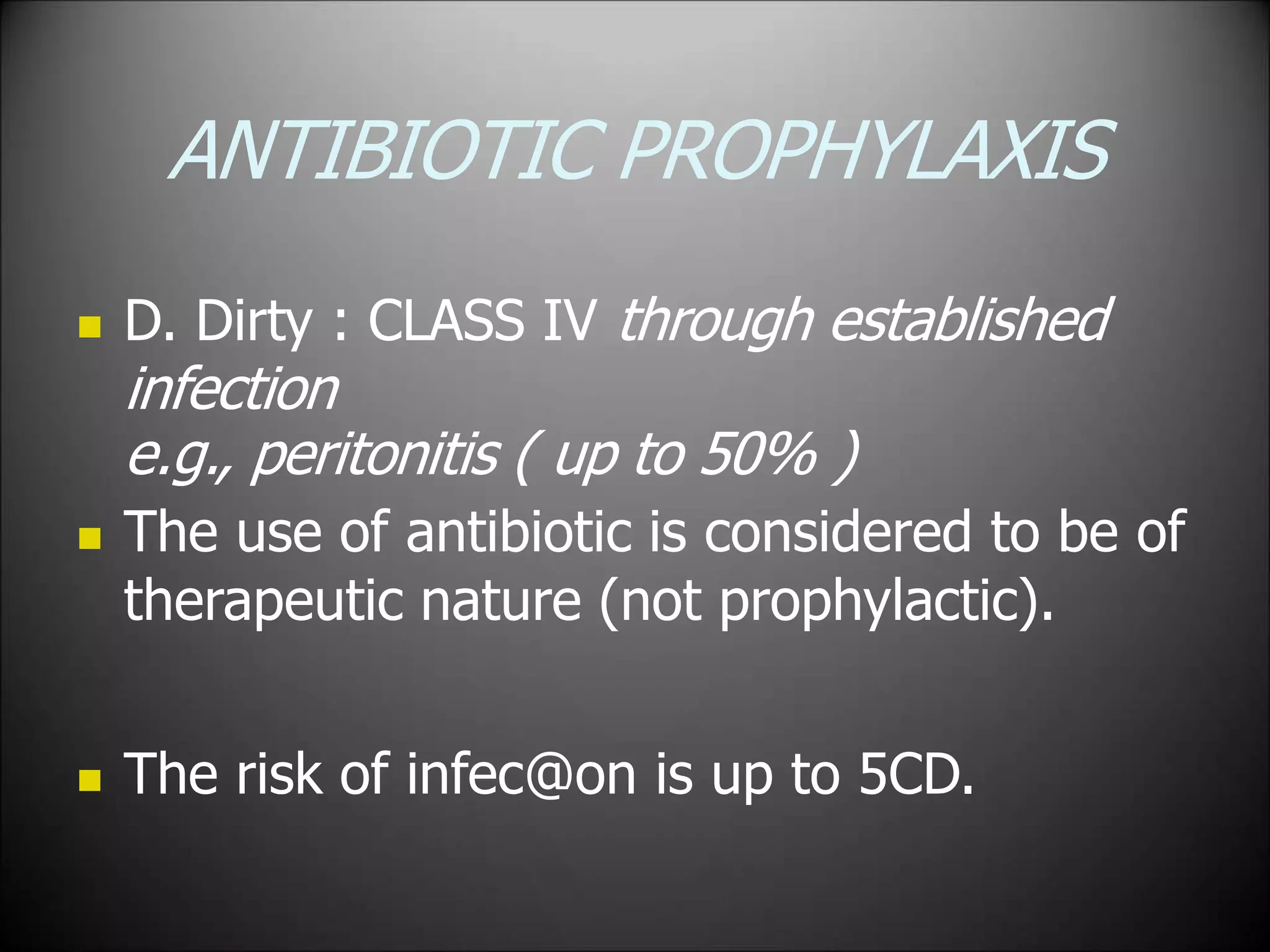 Surgical infections | PPTX