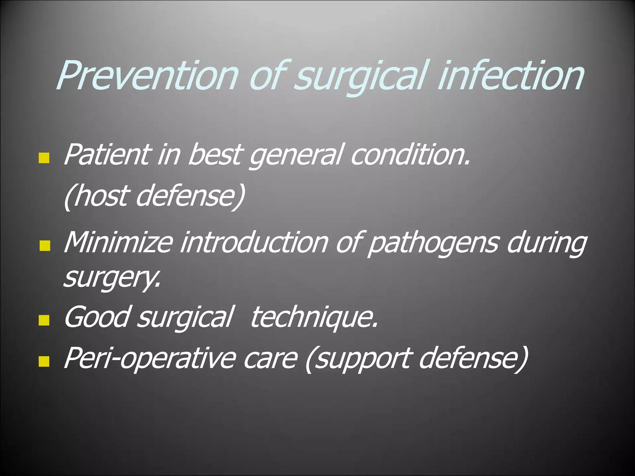 Surgical infections | PPTX